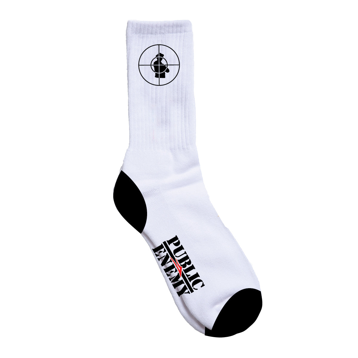 Lakai x Public Enemy Sniper Logo Socks White/Black – Metropolitan