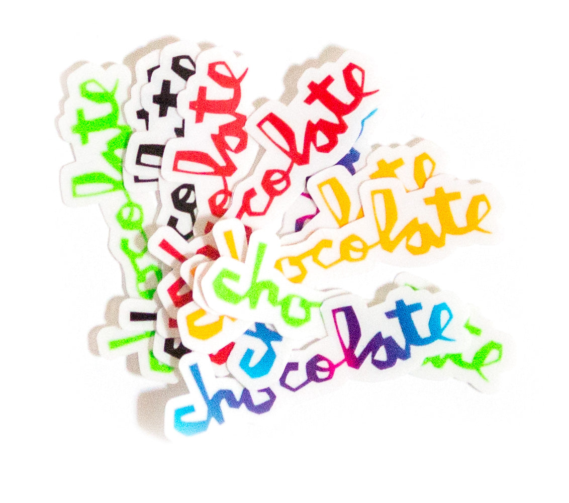 Chocolate Chunk 3" Stickers 10 Pack – Metropolitan