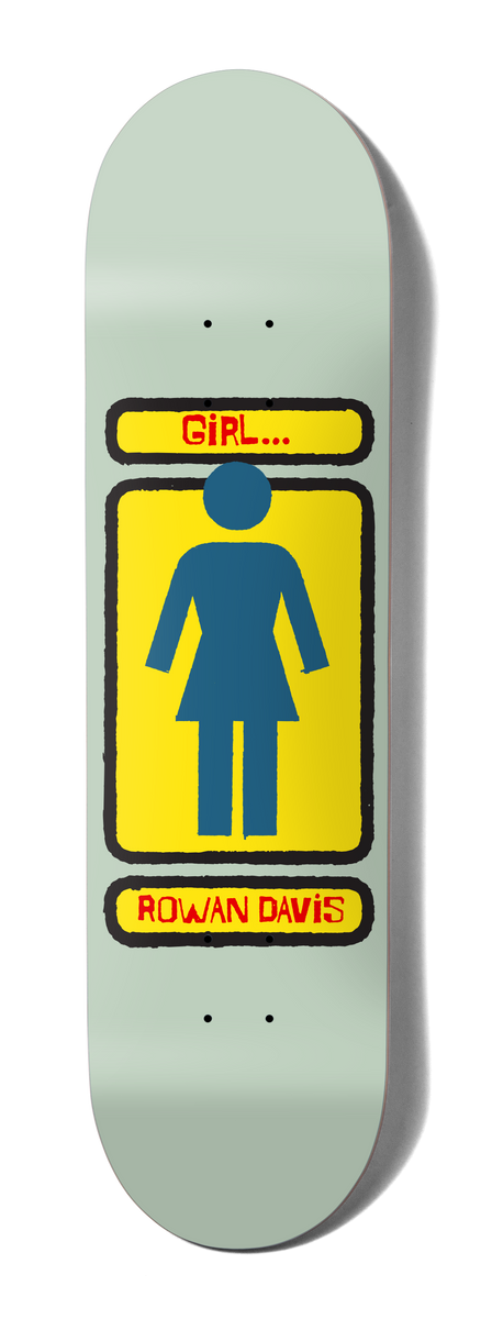 Girl Skateboard Deck Hand Shakers Rowan Davis 8.25" – Metropolitan
