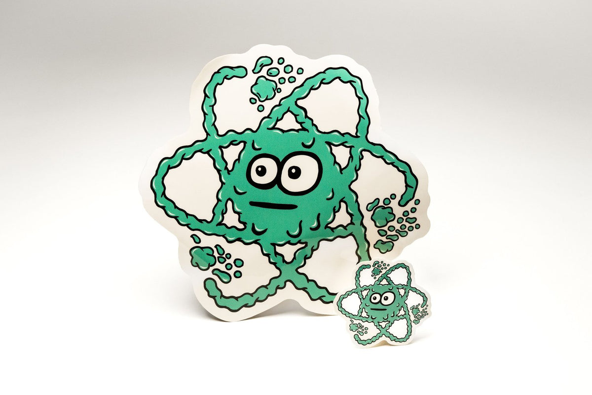 Quantum x SNOT Particles Logo Stickers – Metropolitan