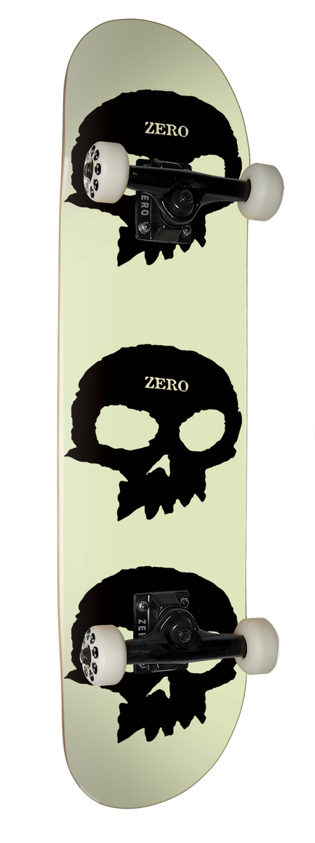 Zero Complete Skateboard 3 Skull Glow in the Dark 8" – Metropolitan