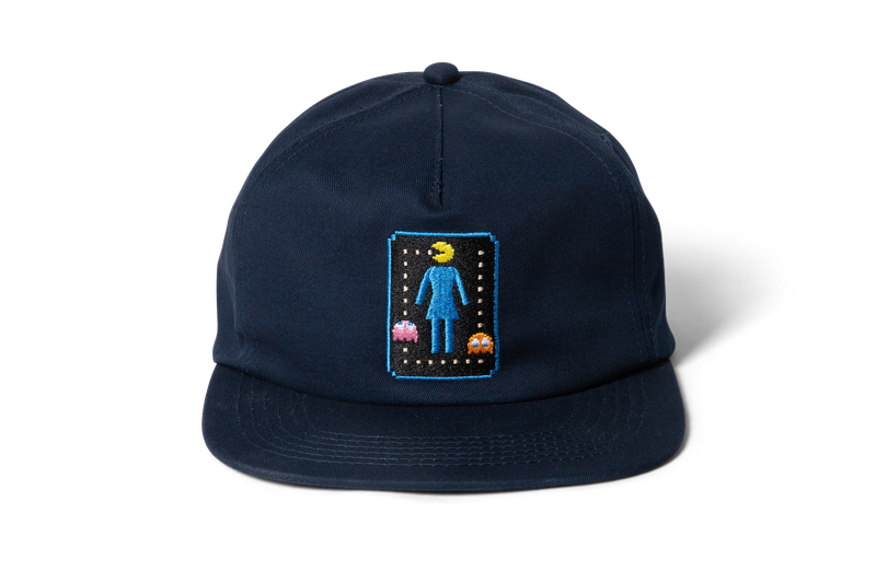 Girl Pac-Man OG Pac-Lock 5 Panel Hat Navy – Metropolitan
