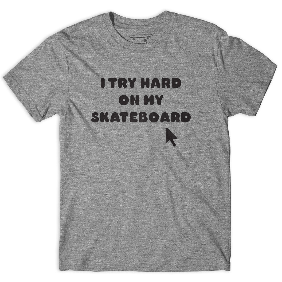 Crailtap Try Hard Motto Tee Grey – Metropolitan