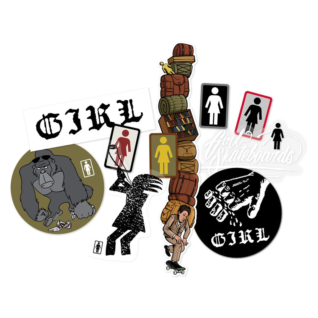 Girl One Off 10 Pack Sticker Pack – Metropolitan